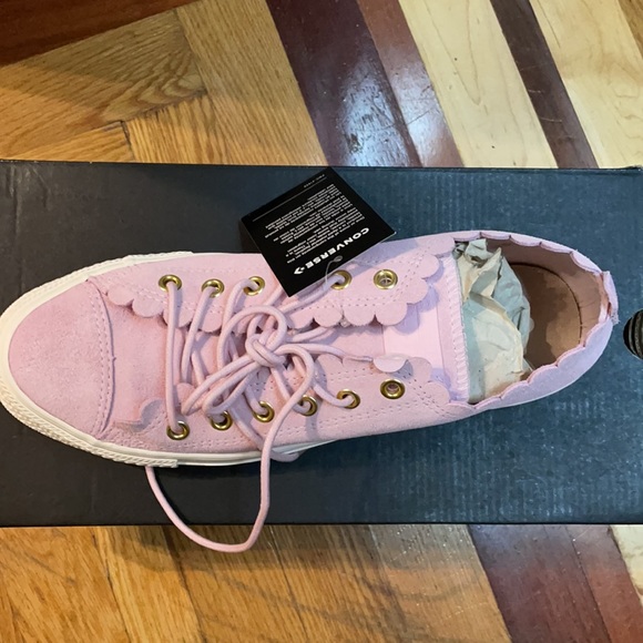 Converse | Shoes | New Converse Ctas Ox Frilly Thrills Sneakers | Poshmark